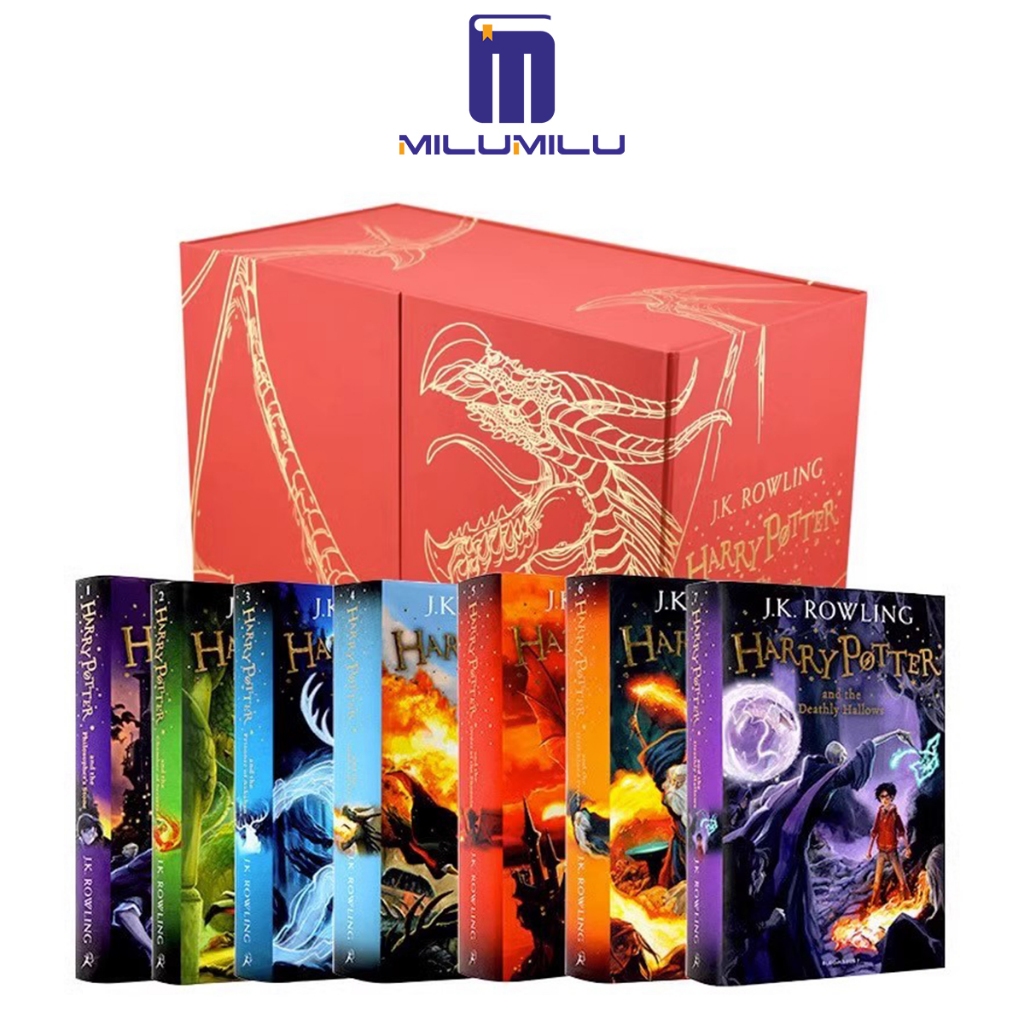 7Pcs Harry Potter Box Set: The Complete Collection Hardcover by J. K ...