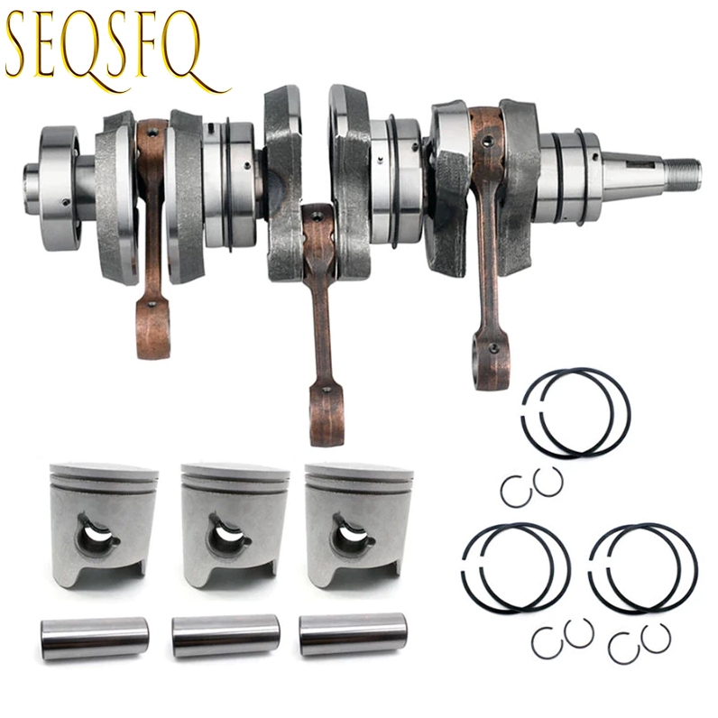 6H3-11400 Crankshaft Assy With Piston Kit For Yamaha Outboard Motor 60HP Parsun 60HP 6H3-11400 ...
