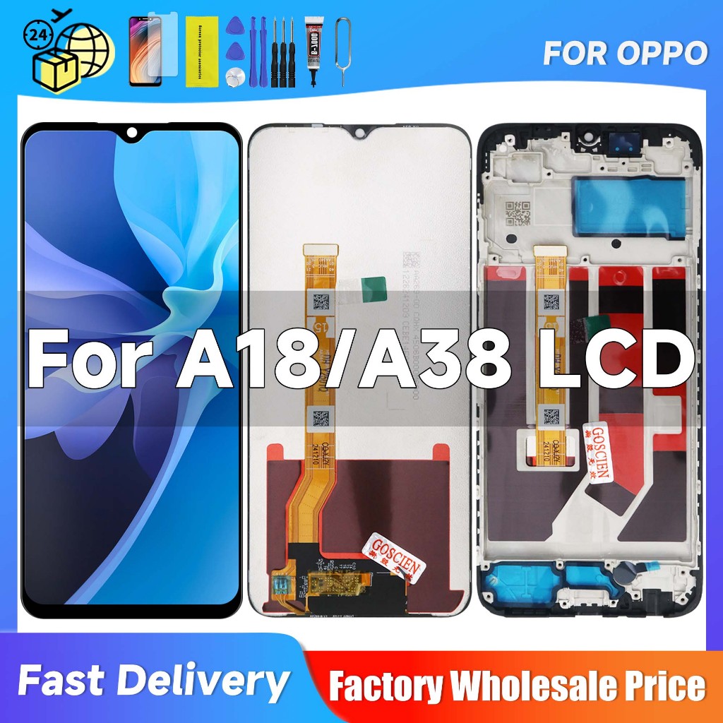 Screen LCD For Oppo A18 A38 CPH2591 CPH2579 LCD Display Touch Screen ...