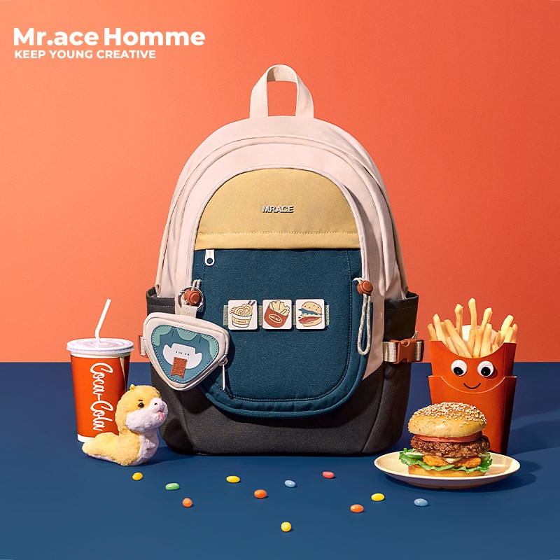 Mr.ace Homme 3274 Aesthetic Backpack Original School Bag for High ...