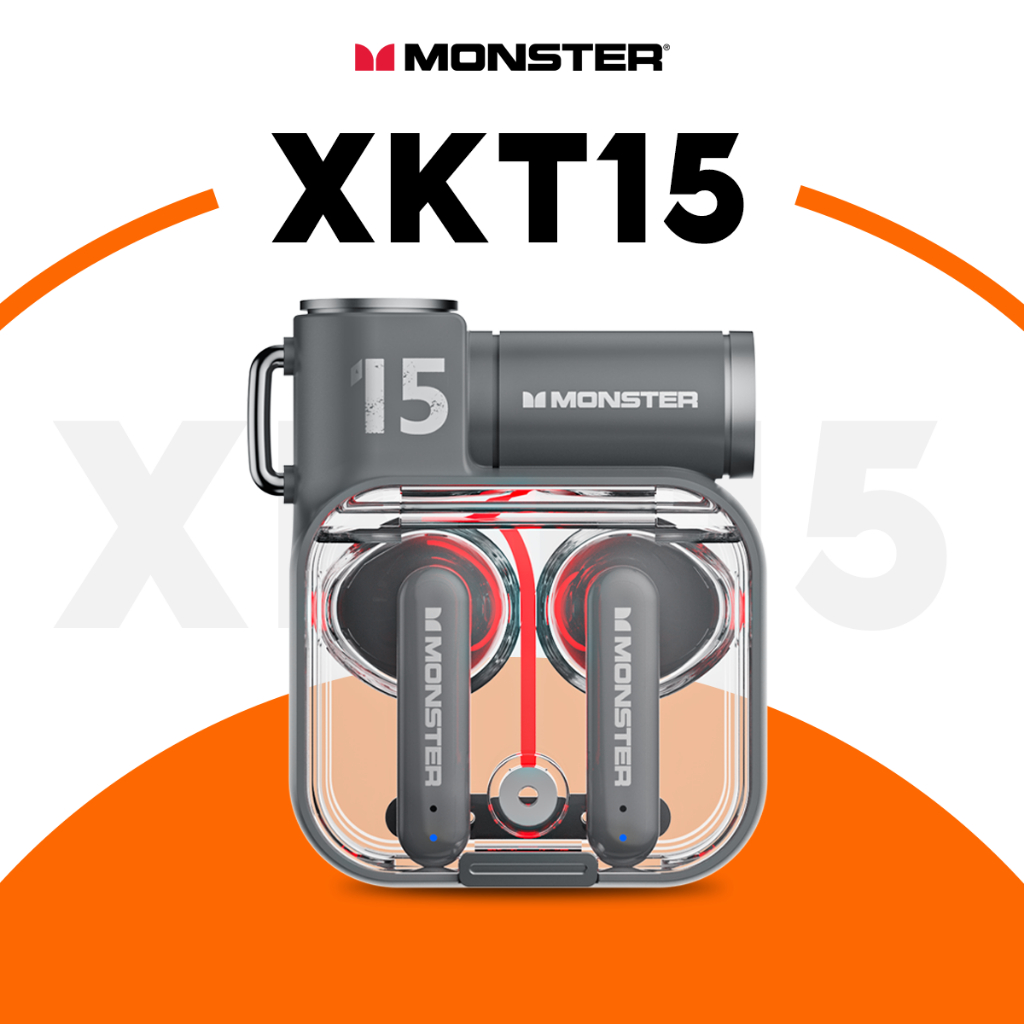 Monster XKT15 TWS Bluetooth Wireless Earphone Hi-Fi Stereo Sports ...