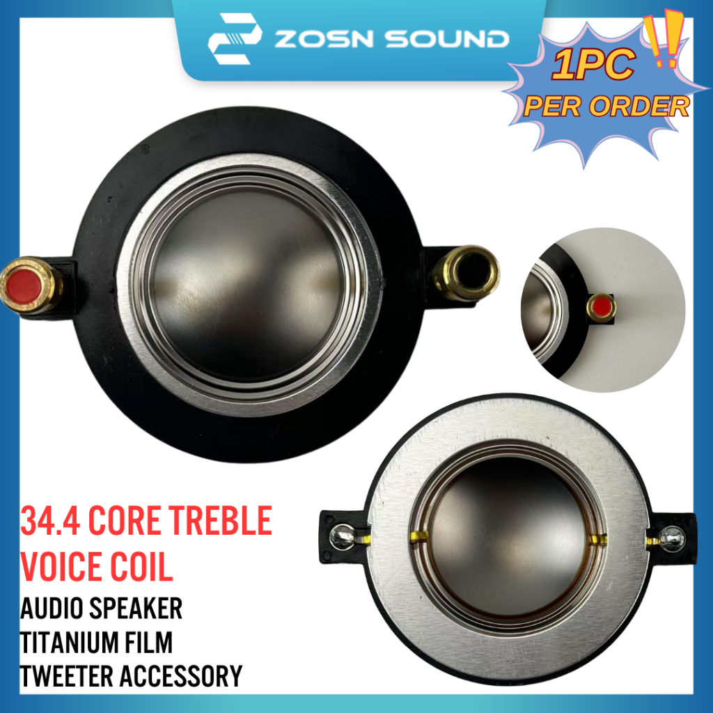 [ZS Audio]34.4mm Treble Voice Coil Reel Audio Speaker Titanium Film ...