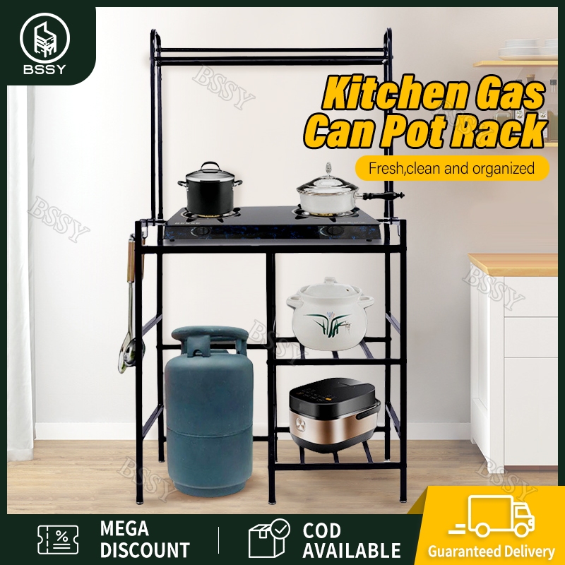 Kitchen Gas Stove Stand Rack Kitchen Heavy Duty Organizer Stainless ...