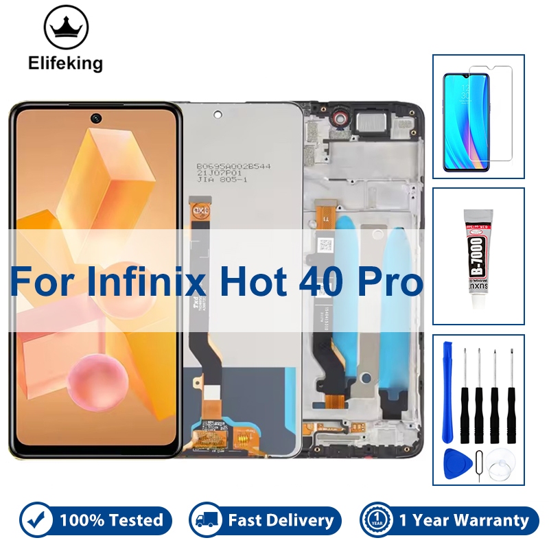 Top Quality LCD For Infinix Hot 40 X6836 40 Pro X6836 Note 40X 5G X6838 ...