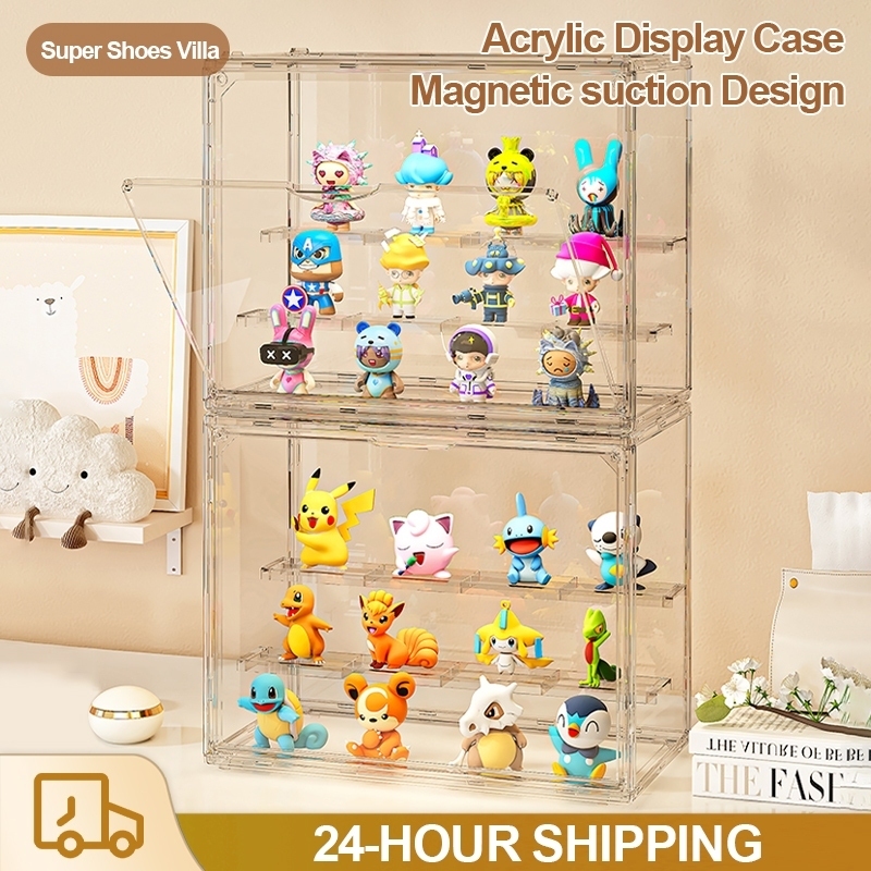 Stackable Acrylic Display Boxes with Magnetic Closure - Ideal for ...