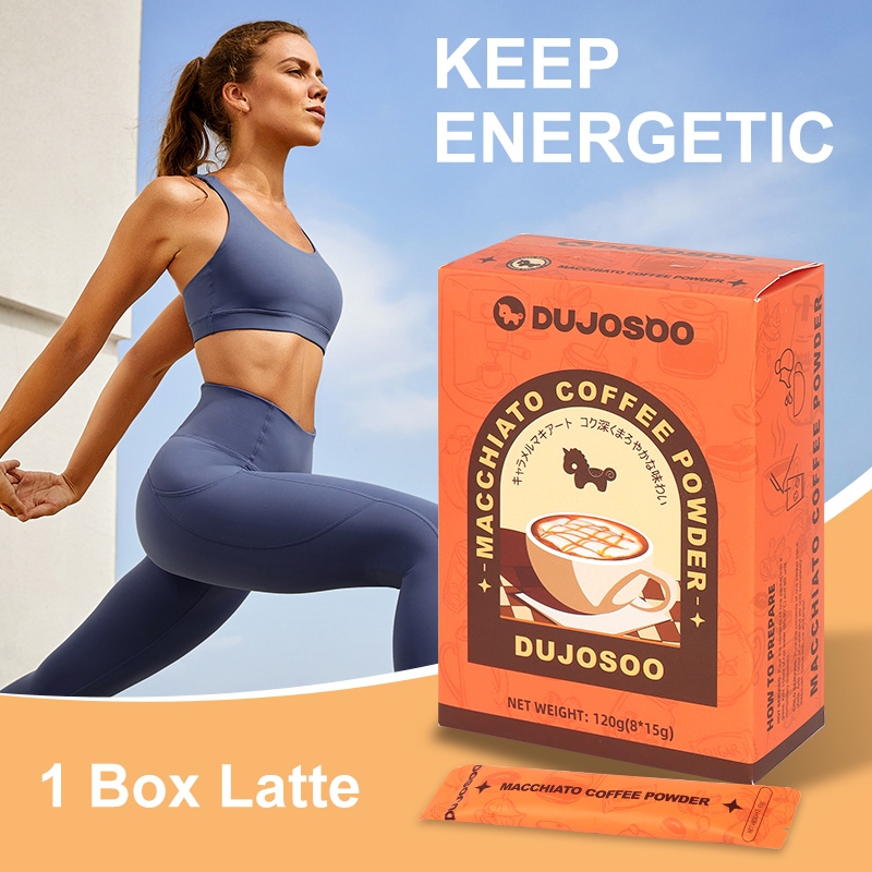 DUJOSOO Macchiato Coffee Kofe 120g(8*15) Add sugar free coffee to 0 ...