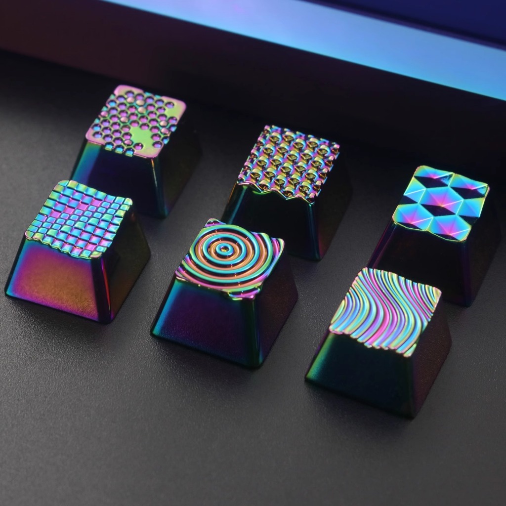 -LW- Keystone Geometric Series Art Illusionary Mechanical Keyboard ...