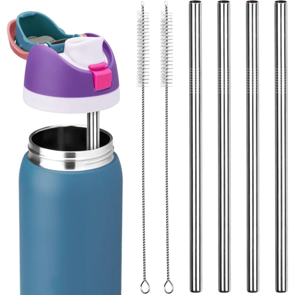 Metal Straw Compatible With Owala FreeSip 16oz 19oz 24oz 32oz 40oz ...