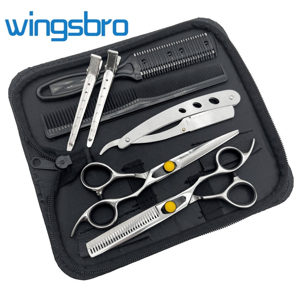 wingsbro 6.7 Inch Professional Hair Scissors Golden Dragon Handle ...