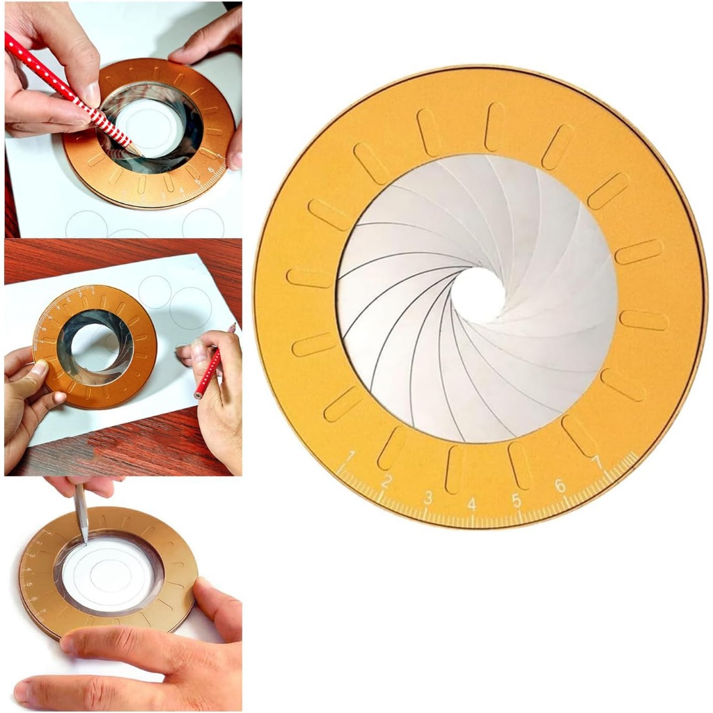 Round Measuring Tool, Adjustable Pipe Diameter Measuring Tool, Round ...