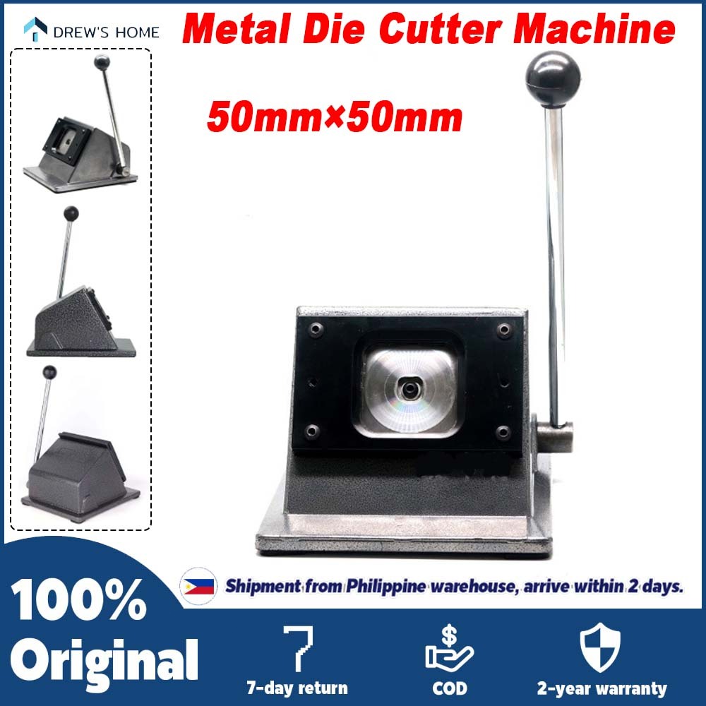 【Local Warehouse+COD】50mm×50mm Square Metal Die Cutter for Button Badge ...