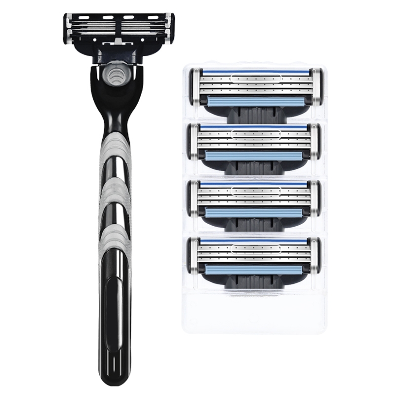 Manual Razors, Safety Razors, Hair Removal Tools, Shaving, 1 Holder + 4 ...
