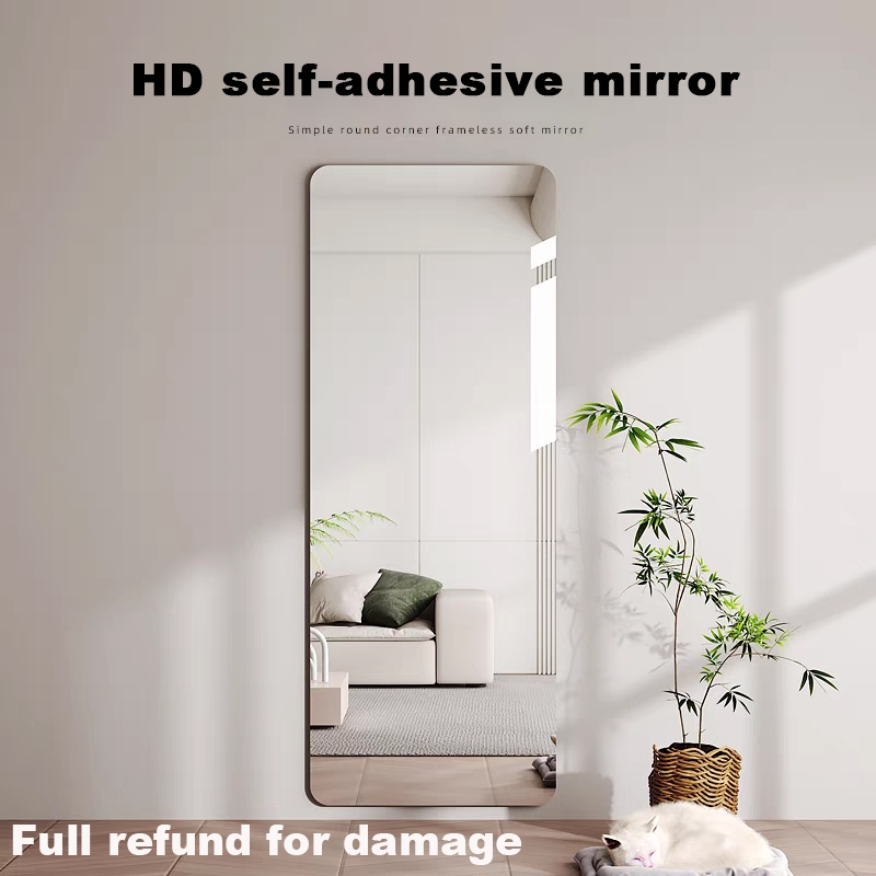 HD Acrylic Mirror Full Body Mirror Cosmetic Mirror Fitting Mirror Paste ...