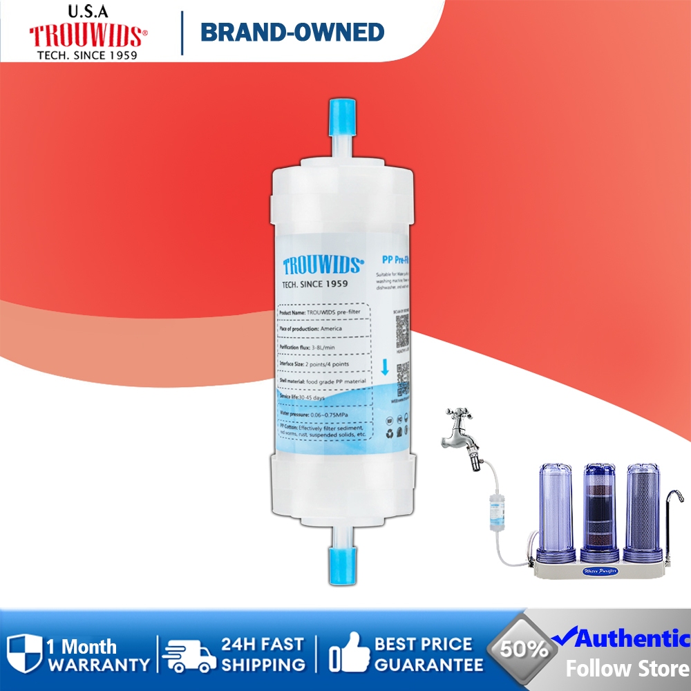 TROUWIDS Water Filter Cartridge Replacement Water Filter Replacement ...