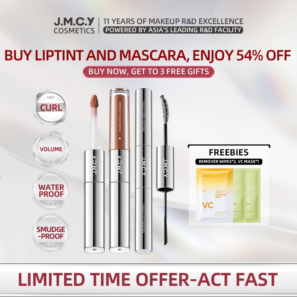 JMCY Cheek&Liptint Waterproof 3 in 1 Sweatroof Long Lasting Lipstick 4 ...