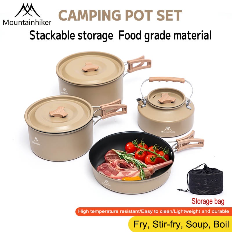 Mountainhiker camping cookware Outdoor Cooking Pot Set Set aluminum ...