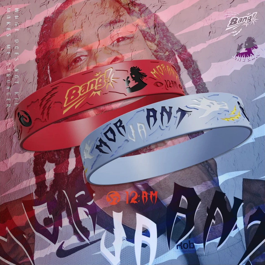 Ja Morant Grizzlies Baller Bands Sports Rubber Wristbands NBA ...