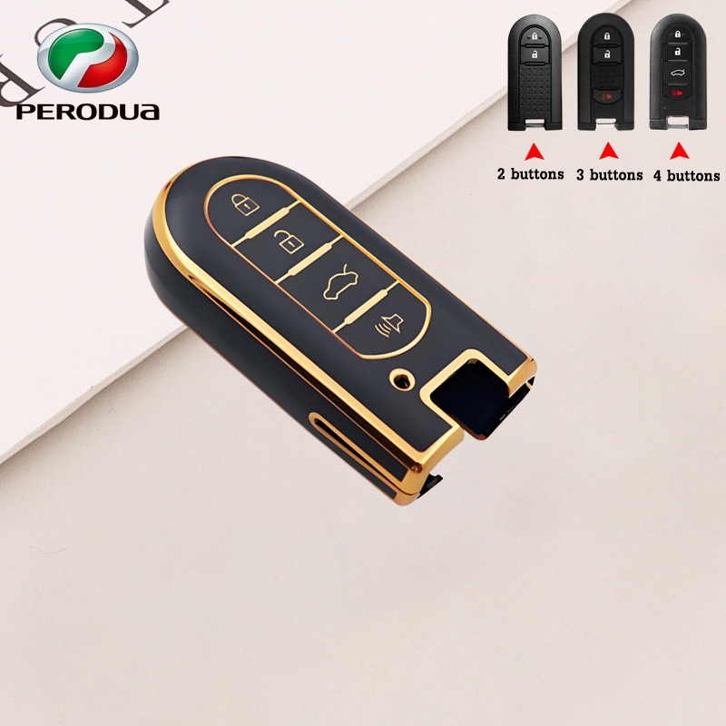 Perodua 2/3/4 Buttons Car Key Cover Perodua Remote Key Case For Perodua ...