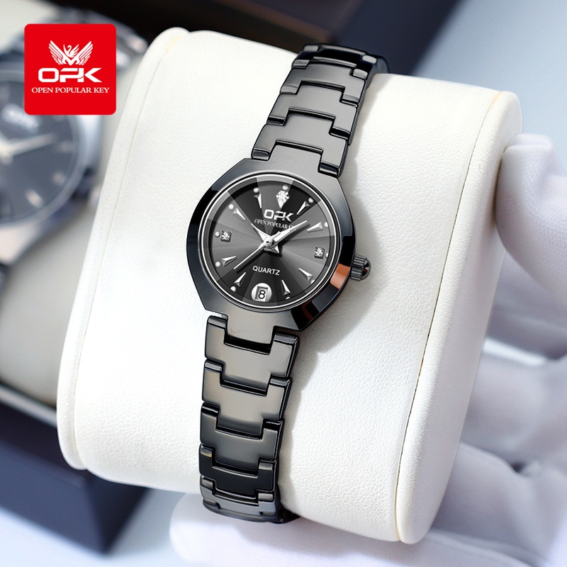 OPK Watch For Woman Relo Waterproof Original Box Quartz Stainless Steel ...
