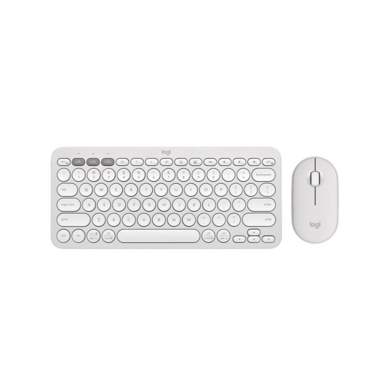 Logitech Bluetooth Dual-Mode Connection Keyboard and Mouse Set, Support ...