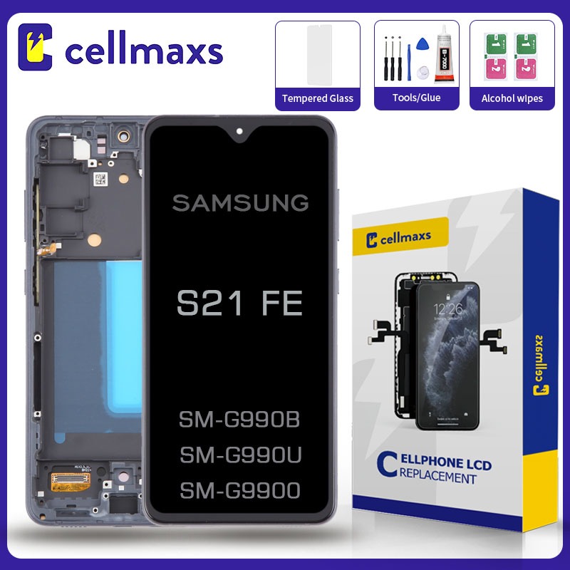 For SAMSUNG S21 FE SM-G990B SM-G990B/DS SM-G990U SM-G9900 SM-G990W2 LCD ...