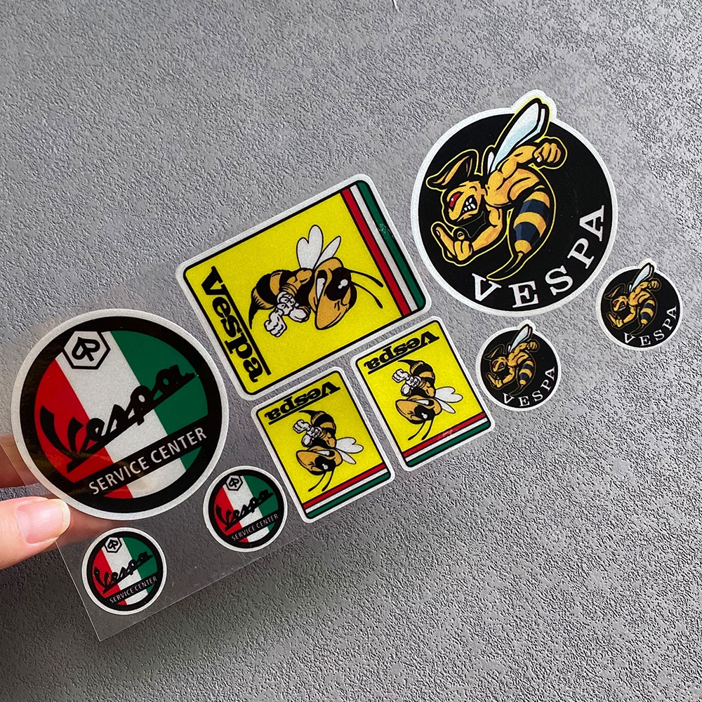 Reflective Cartoon Sticker Motorcycle Helmet Car Sticker Decals for ...
