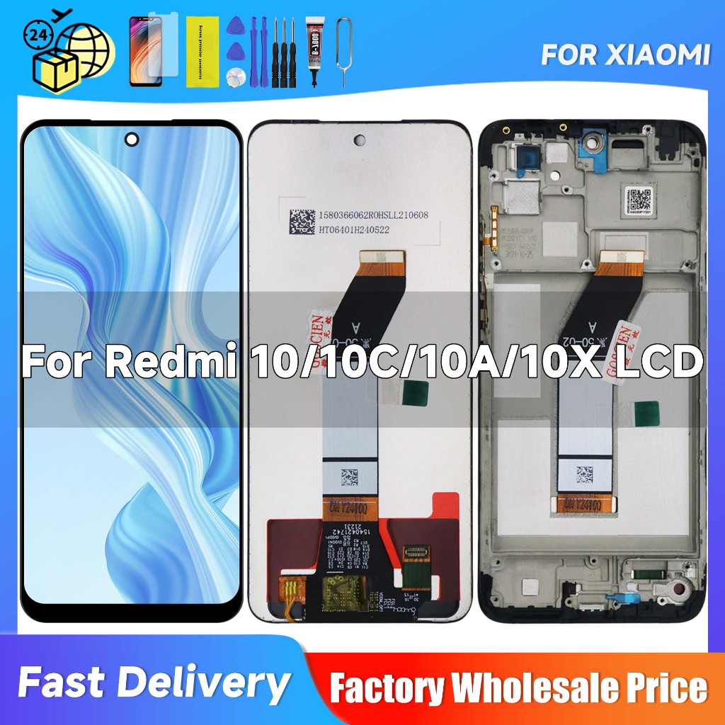 For Xiaomi Redmi 10/10C/10A/10X LCD Display Replacement Digitizer ...