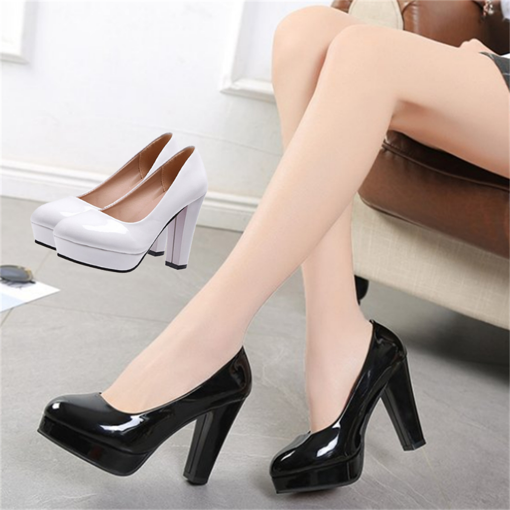 Women's Minimalist Casual High Heels Fashionable and Elegant Formal ...