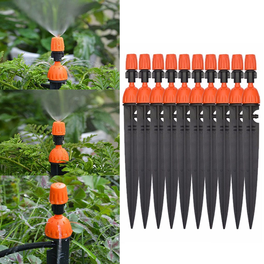 20PCS Adjustable irrigation dripper sprinkler spray sprinkler 1/4 inch ...