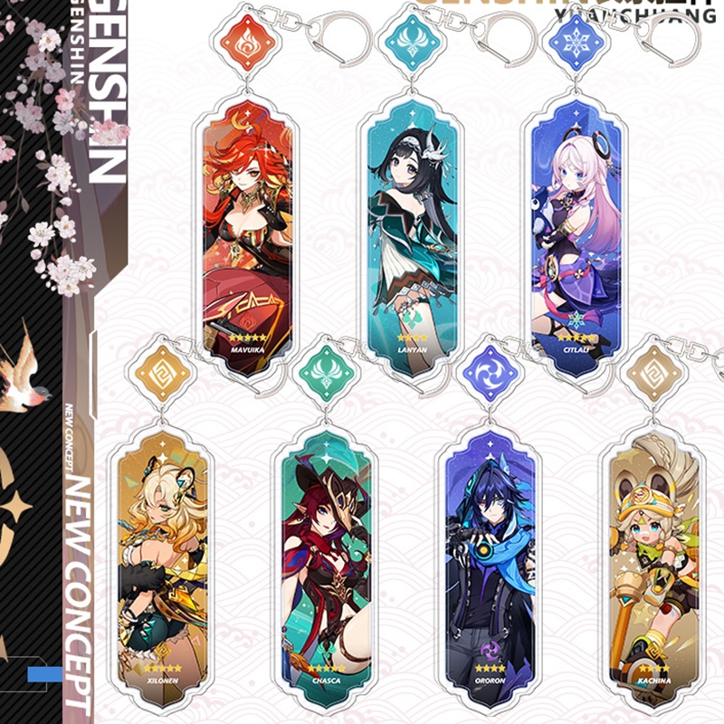 genshin impact keychain Mavuika Kinich long pendant | Shopee Philippines
