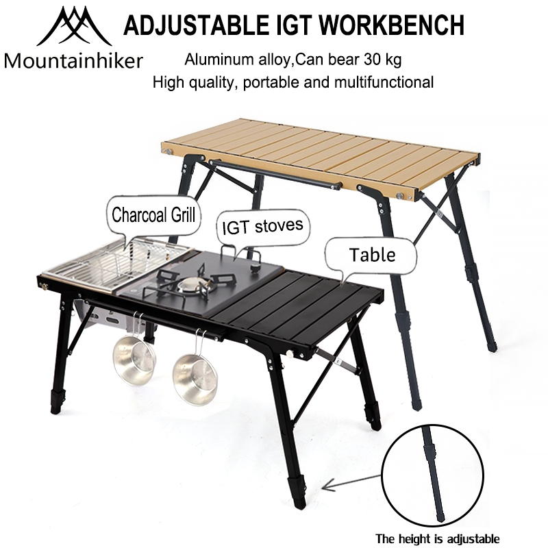 MOUNTAINHIKER IGT Table Camping Outdoor Portable Picnic Meja Foldable ...