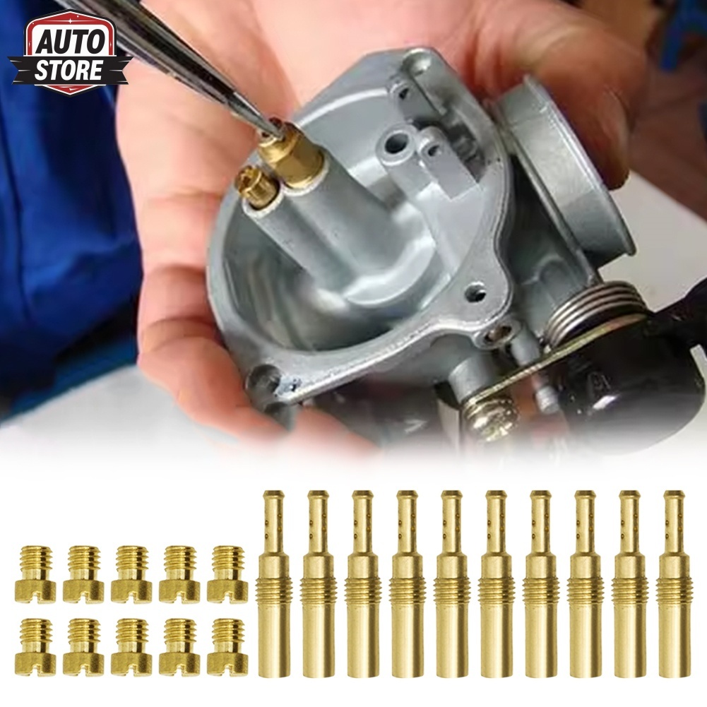 20pcs Carburetor Main Jet Kit Slow Deputy Jet Professional Gold For PWK ...