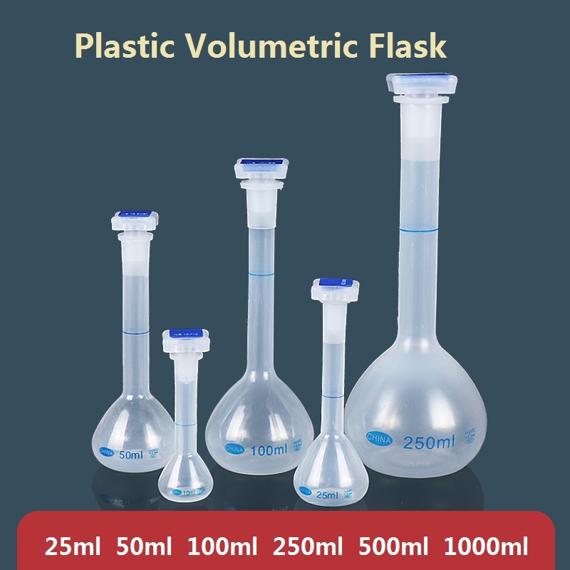 PP Plastic Volumetric Flask Resistant To Acid Alkali High Temperature ...