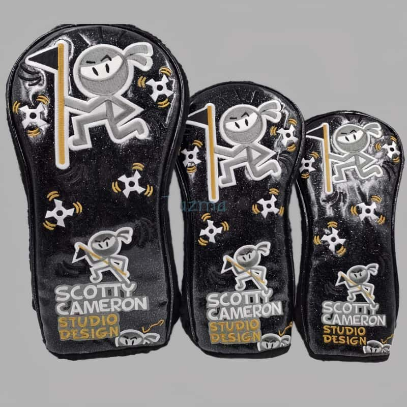 Golf Club Driver Fairway Woods Hybrid Ut And Blade Putter Headcover ...