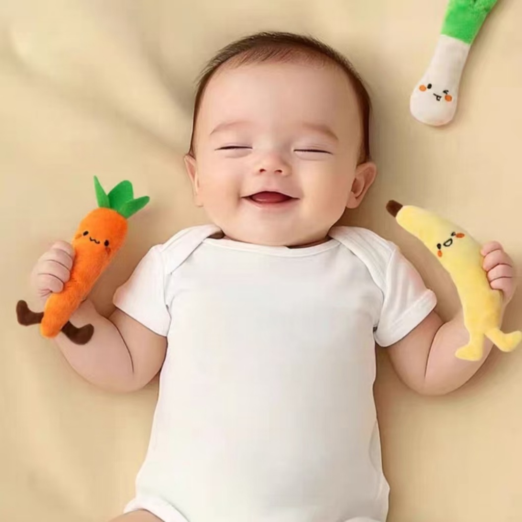 Baby Anti-shock Hand Grip Doll Anti Startle Jump Hand-held Loop Doll ...