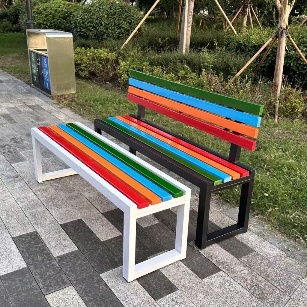 Outdoor benches shopping mall benches courtyard lounge chairs ...