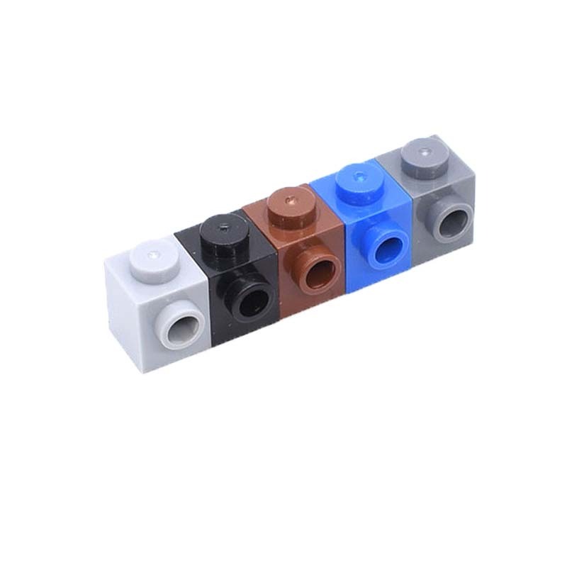 10pcs Moc Brick Modified 1x1 with Stud on Side 87087 DIY Basics ...