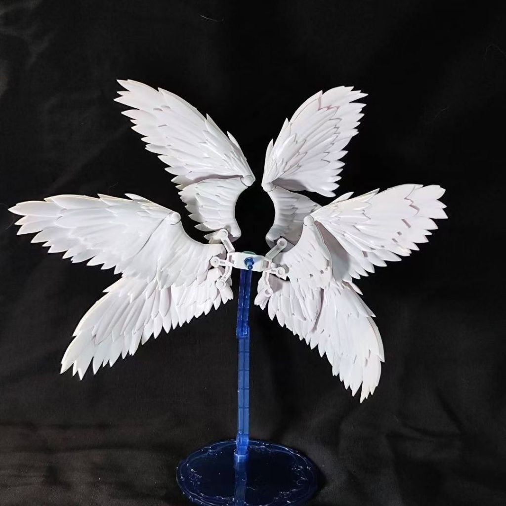 FY FENGYU Six Wings Angel Solid Color Pure White Wings Parts(Only Wings ...