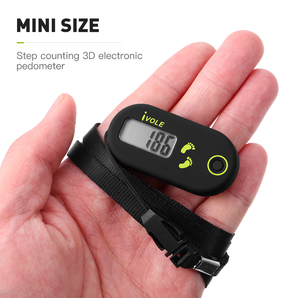 [READY STOCK] Simple Step Counter 3D Digital Pedometer Watches Exercise ...