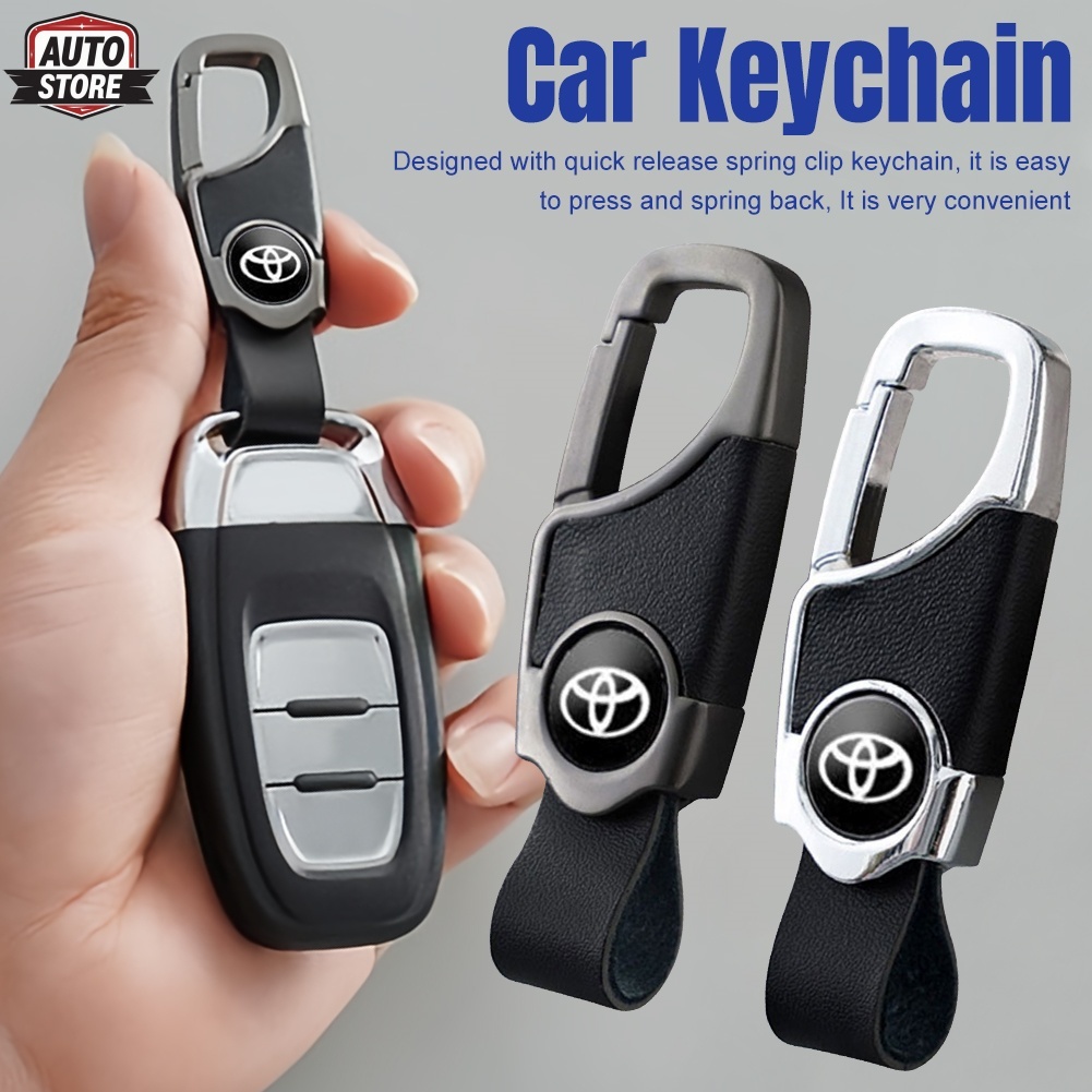 Car Keychain Metal Key Holder Universal Anti Lost Keychain for Toyota ...