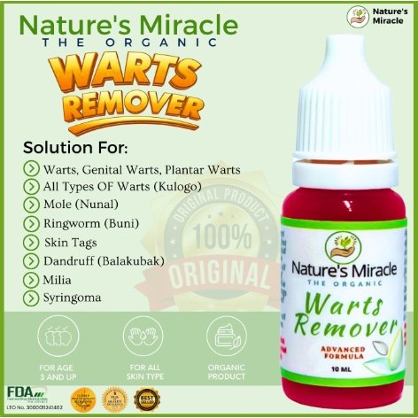 Nature s Miracle Original Kasoy Oil & Organic for Warts Kulugo Nunal ...