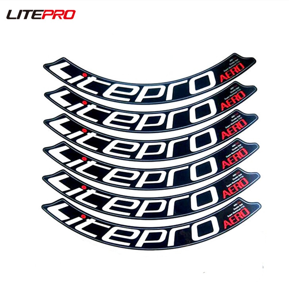 Litepro 6pcs AERO S42 406 451 Double Wall Wheelset Super Aluminum T10 ...