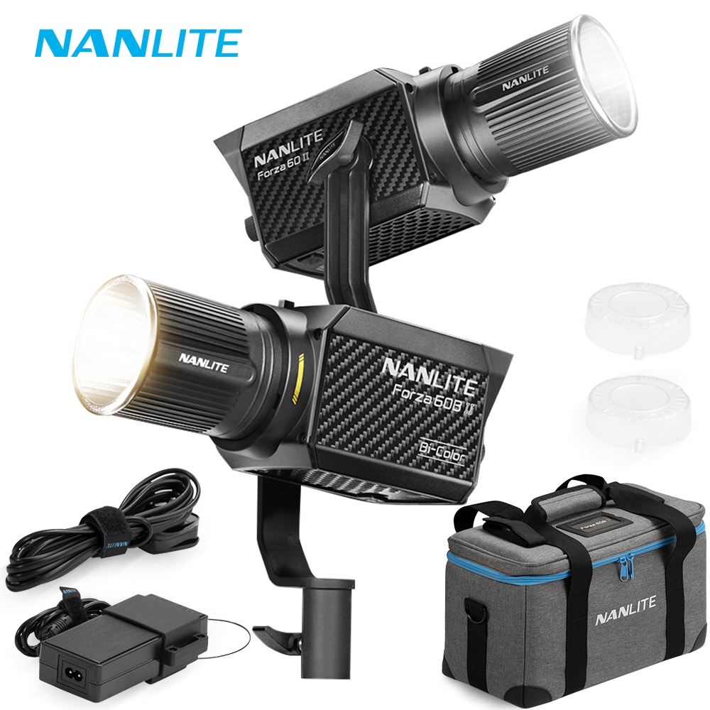 Nanlite-LED Strobe Light Forza 60, 60B II, 60W, 2700K-6200K, Monolight ...