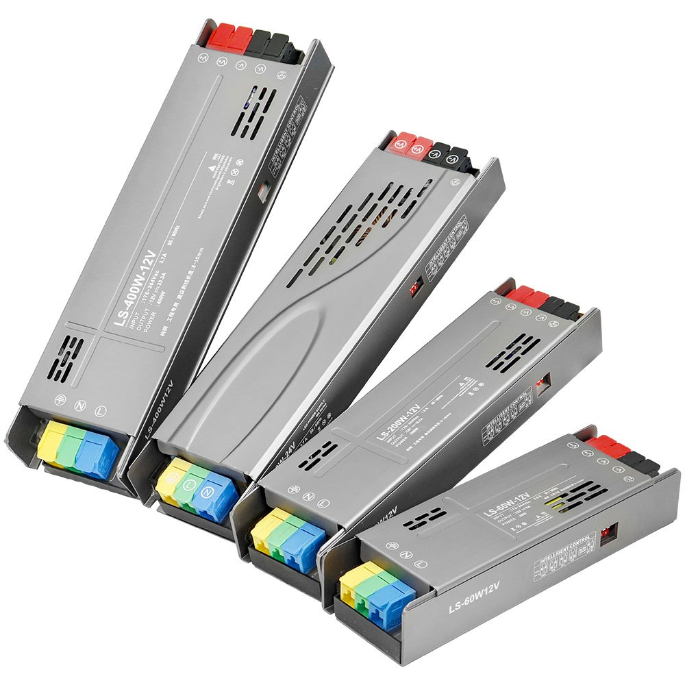 LED Light Power Transformer Supply 60W 100W 200W 300W 400W AC170-264V ...