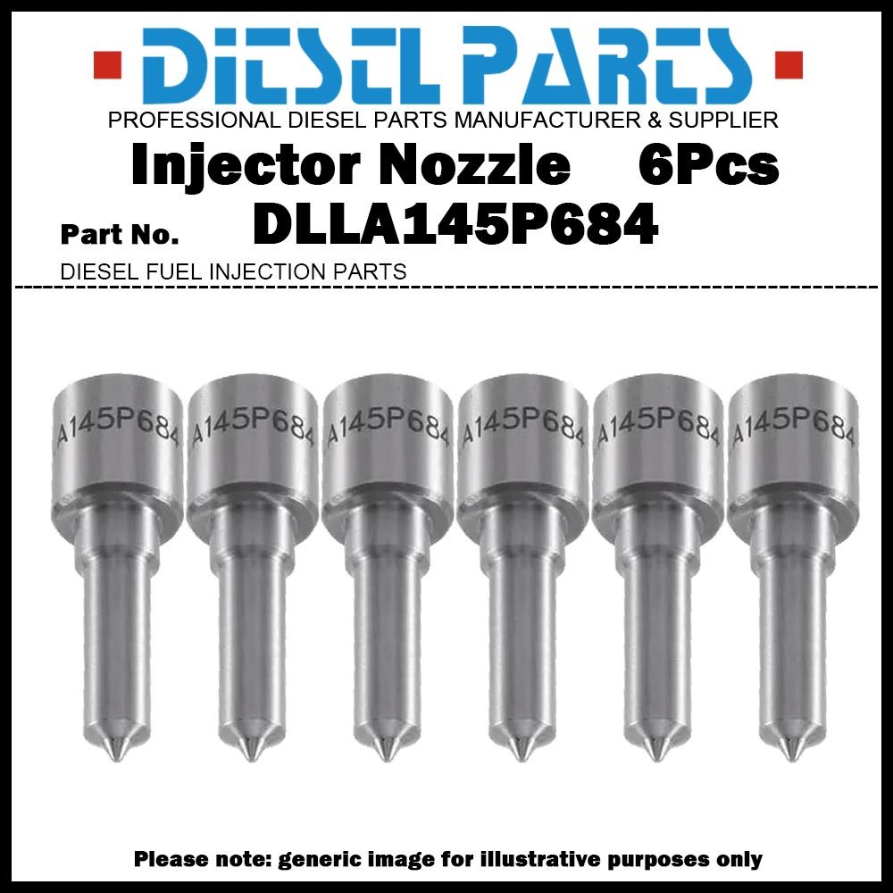 6Pcs Diesel Fuel Injector Nozzle Tips DLLA145P684 for TOYOTA Coaster ...