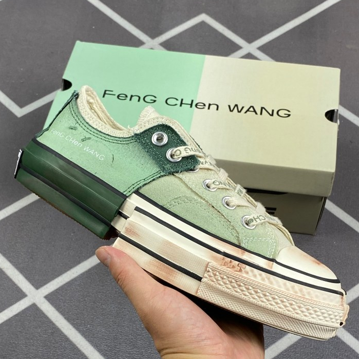 VERS Feng Chen Wang 2in1 Chuck 70 deconstructs reshapes two tone canvas ...