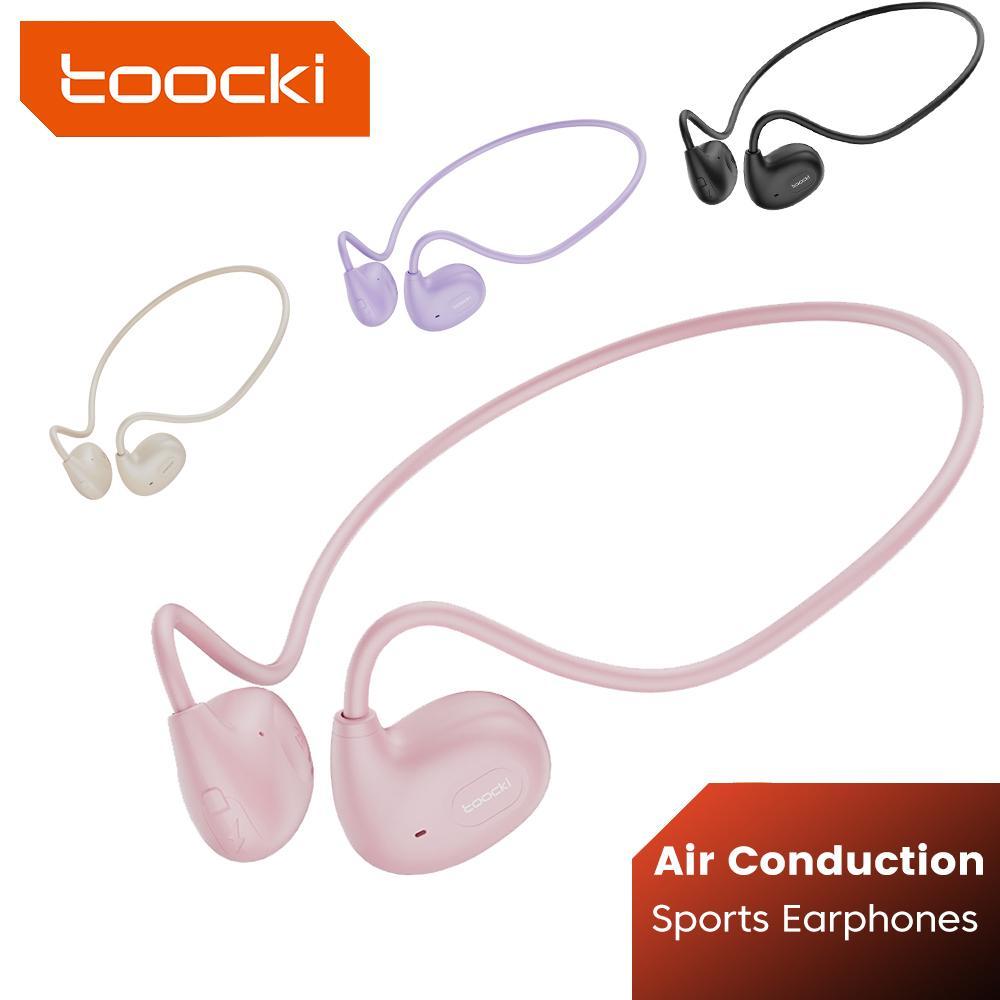 Toocki Air Conduction Wireless Sports Headset Noise Reduction ...