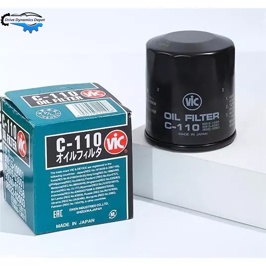 VIC C-110 Oil Filter for Rush | Vios | Avanza | Corolla | Wigo | Multicab | Shopee Philippines
