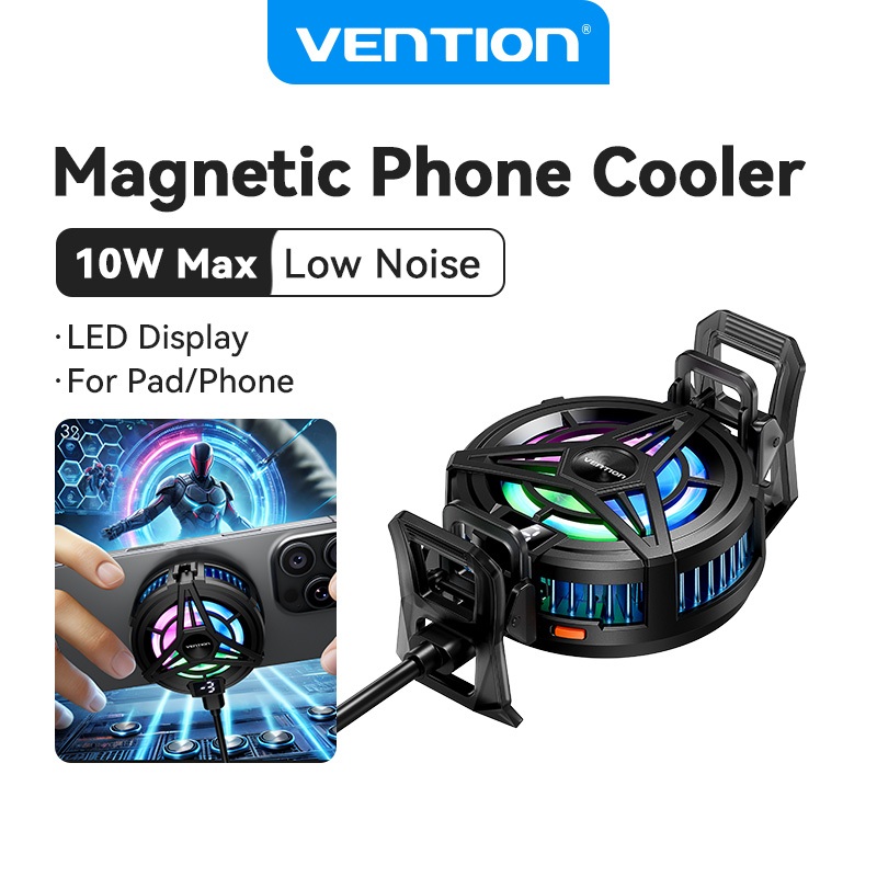 Vention Magnetic Mobile Phone Cooler Gaming Phone Radiator Fan Radiator ...
