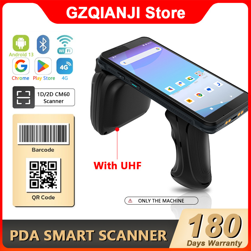 Pda Android 13 Handheld Terminal Barcode Scanner 1d Laser 2d Qr Portable Data Collector Uhf Rfid